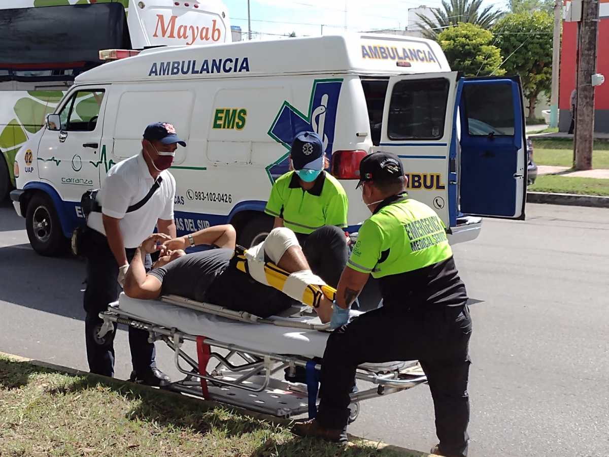 Aparatoso Accidente En Calles De Chetumal Deja Un Lesionado
